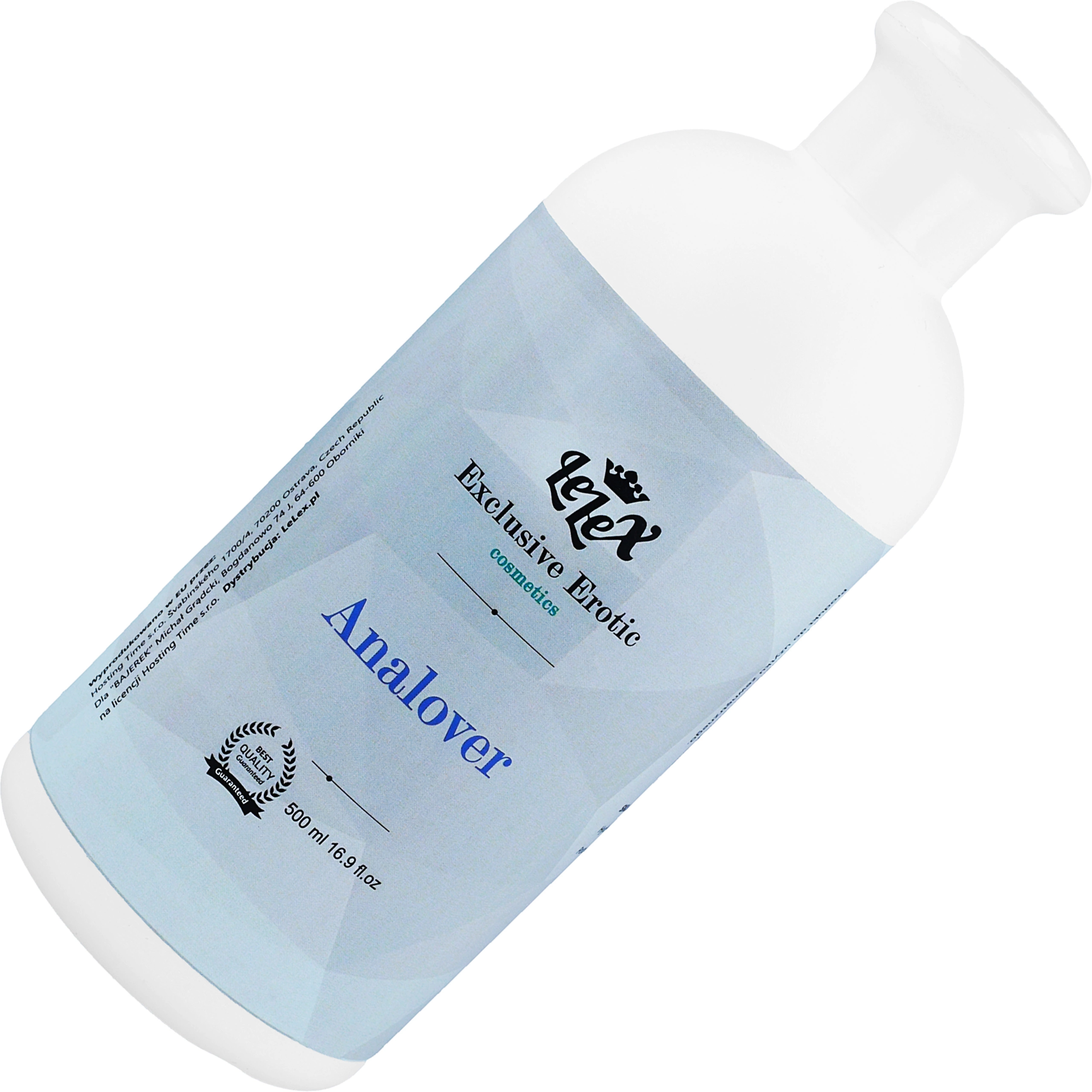 ANALOVER ANALNY ŻEL NA BAZIE WODY NAWILŻA 500 ML DOSKONAŁY POŚLIZG ANUS ...